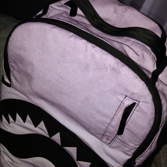 Bags | Reflective Purple Sprayground Backpack | Poshmark